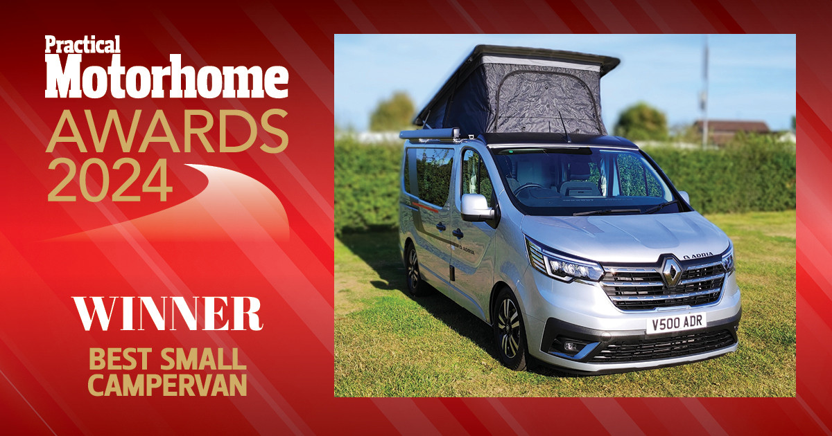 Our Active Duo is crowned BEST SMALL CAMPERVAN 2024