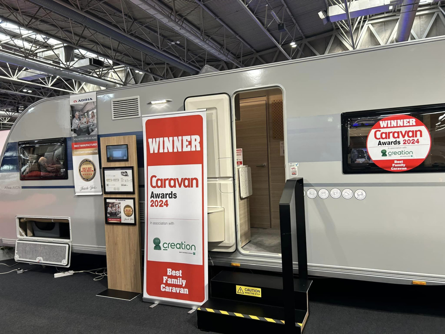 Adria are WINNERS of 3 very prestigious caravan industry awards!