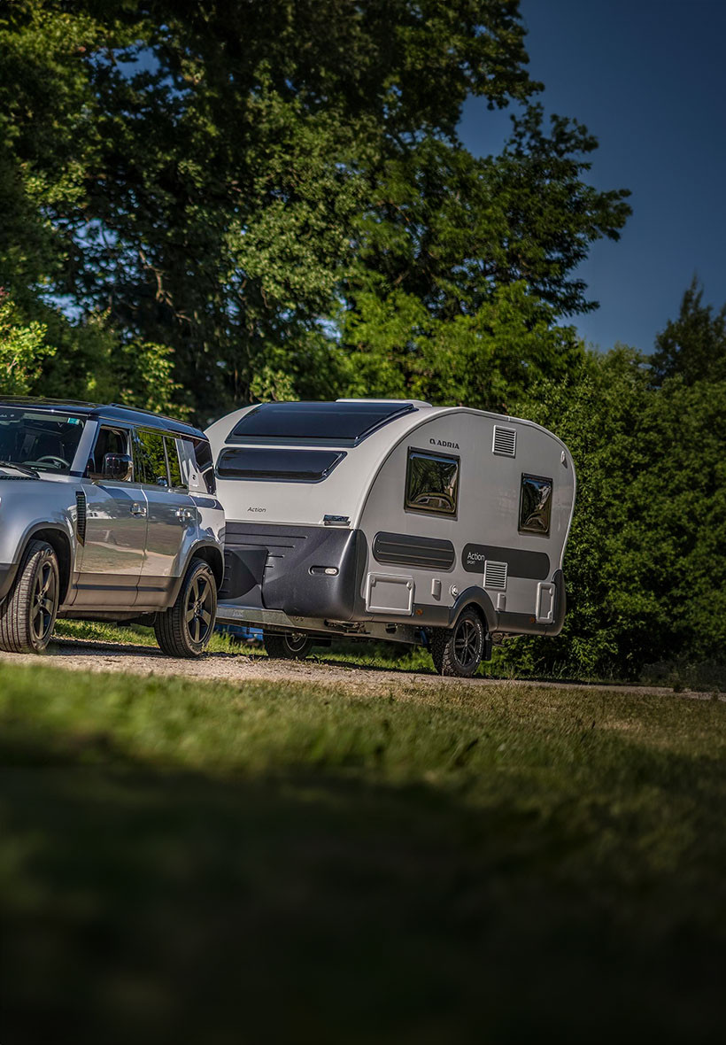 Adria Action – Unieke lichtgewicht caravan