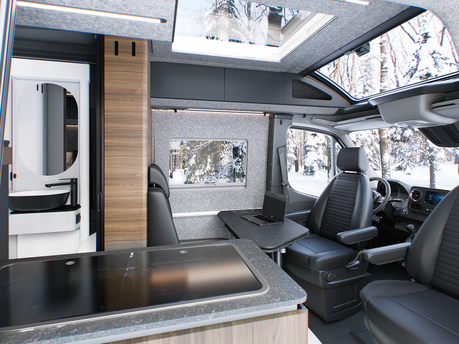 Introducing the first Adria van on a Mercedes-Benz with All Wheel Drive